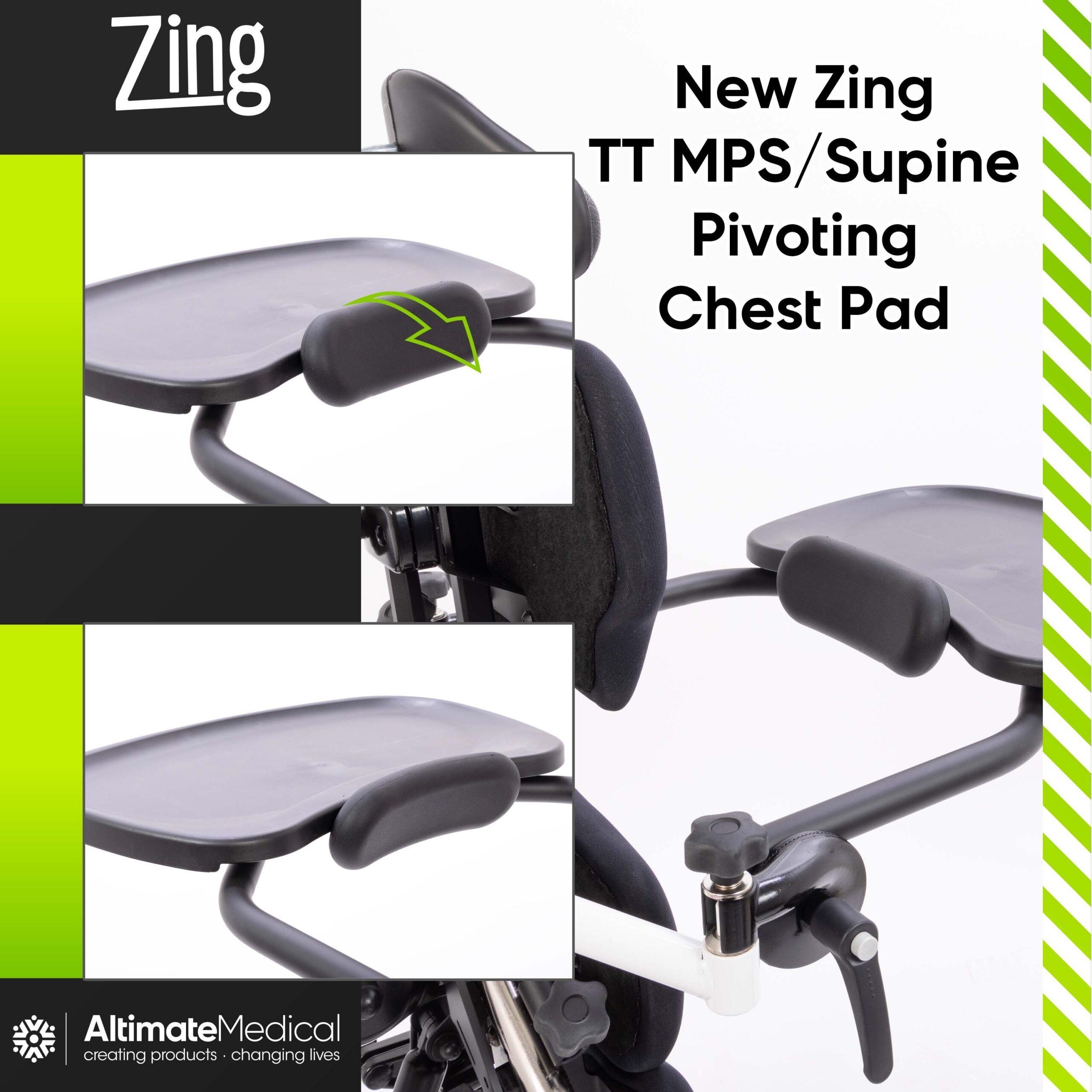 Introducing the Pivoting Chest Pad - Zing